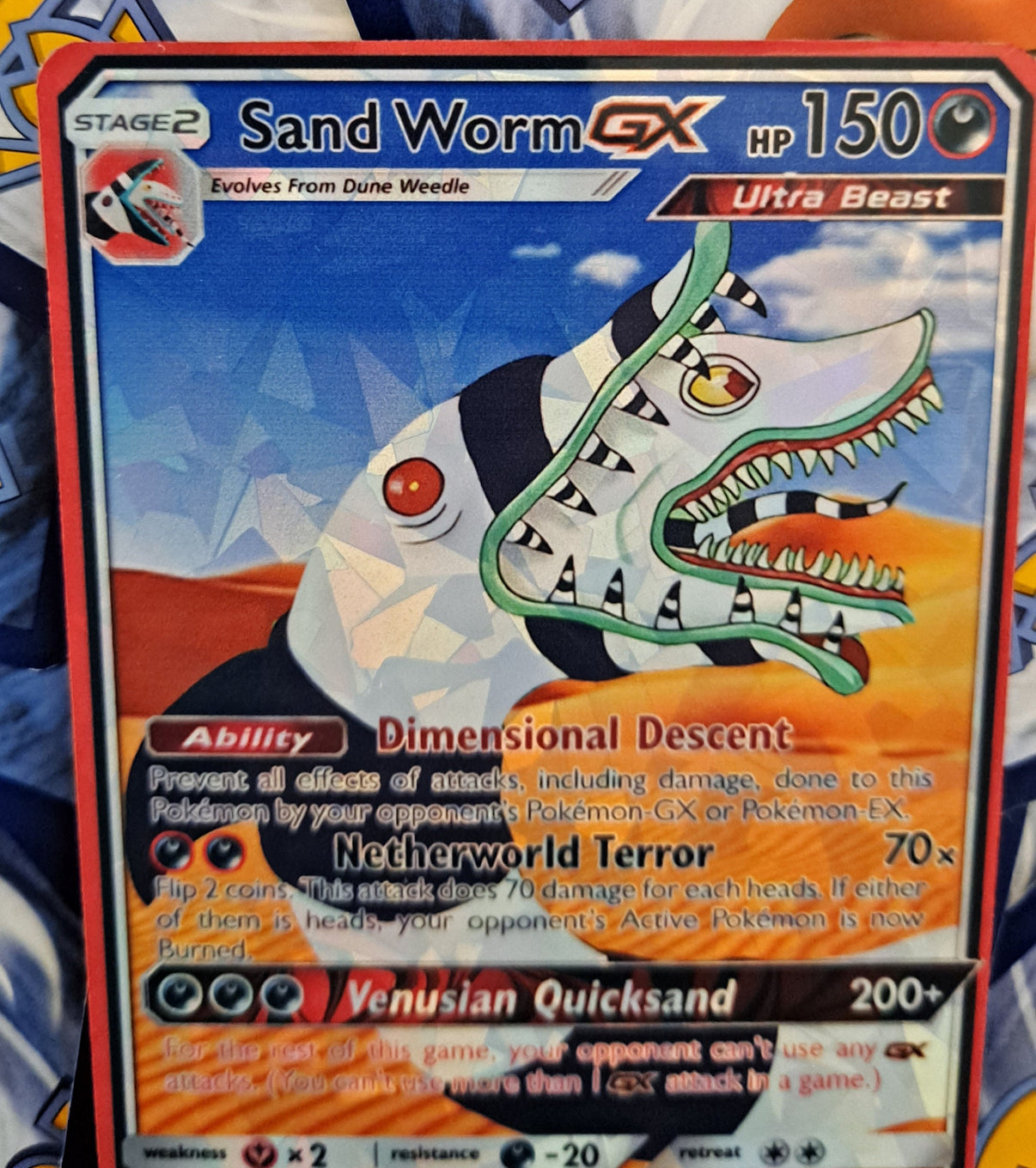 Beetlejuice Sand Worm Pokemon Card – ViciousProxies