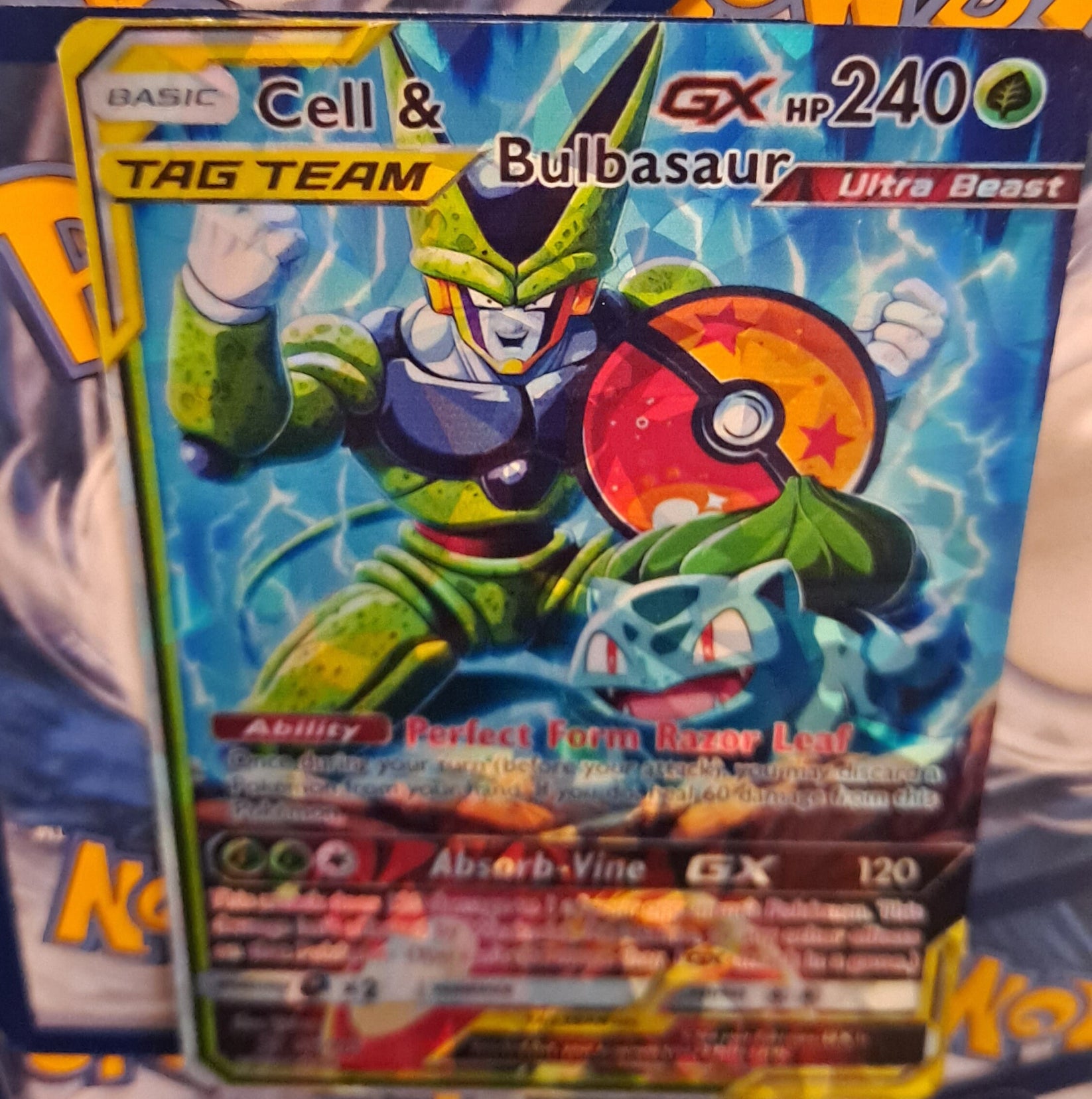 Bulbasaur And Cell Tag Team Pokemon Card – ViciousProxies