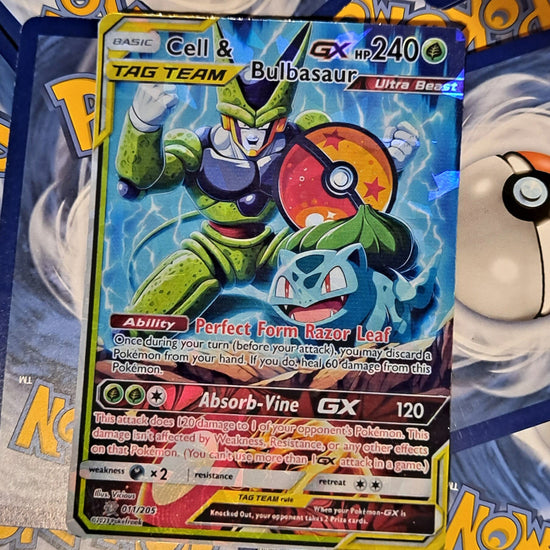 Bulbasaur And Cell Tag Team Pokemon Card – ViciousProxies