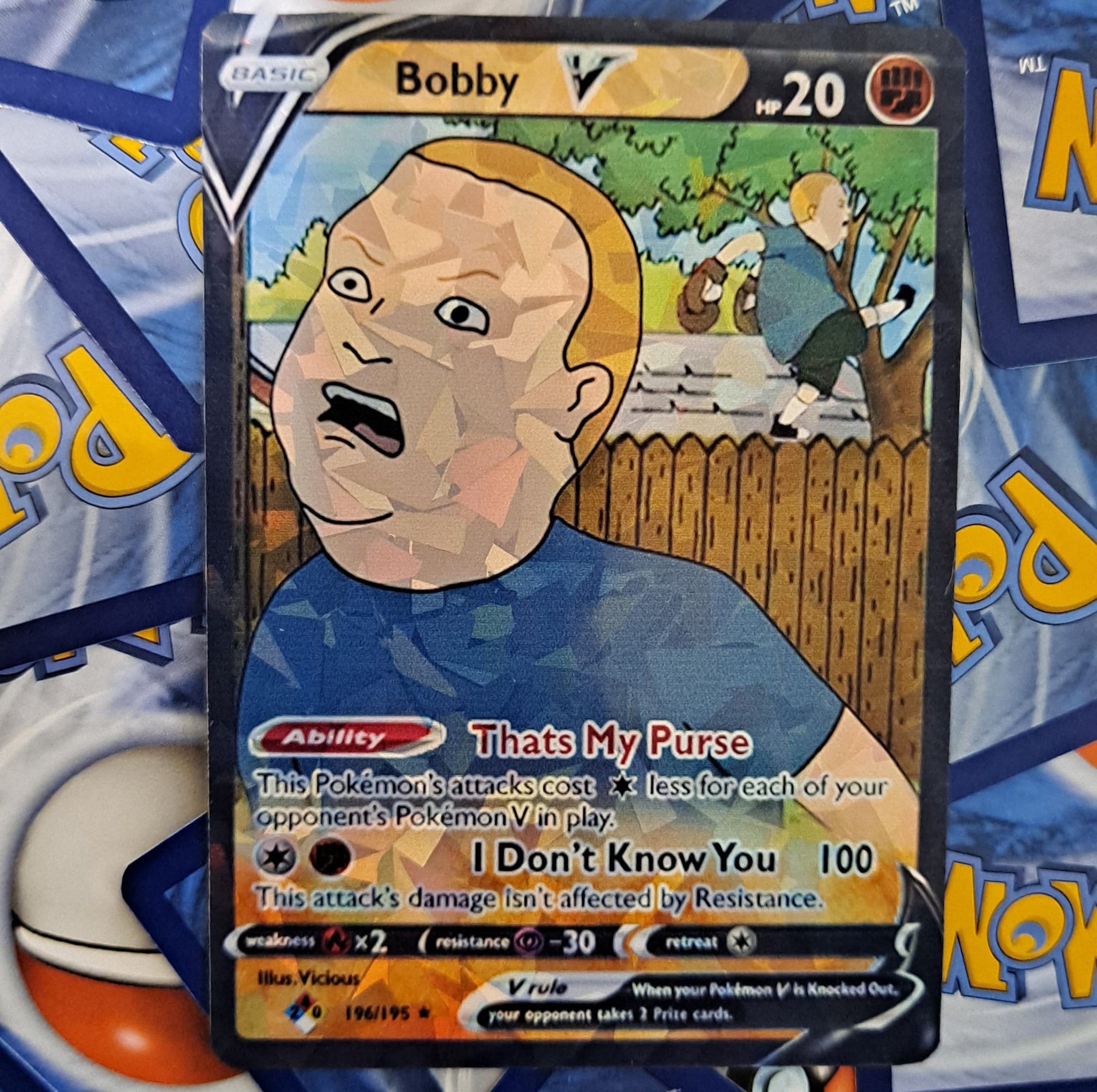 Bobby Hill Pokemon Card - King Of The Hill – ViciousProxies