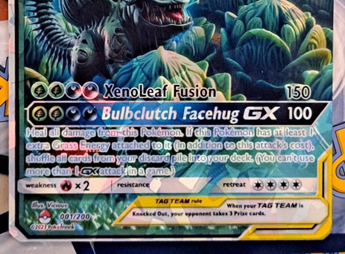 Bulbasaur And Xenomorph Tag Team Pokemon Card – ViciousProxies
