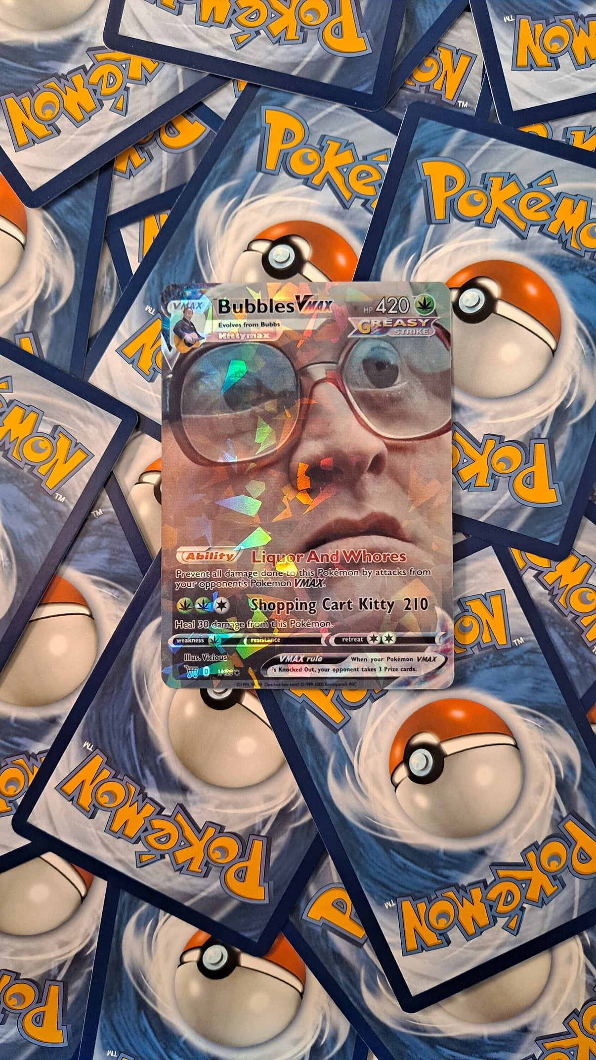 Bubbles Pokemon Card - TPB - Trailer Park Boys – ViciousProxies