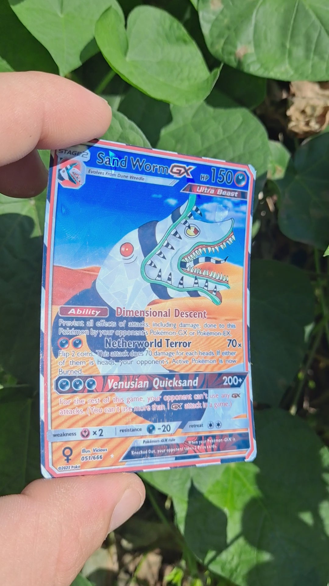 Beetlejuice Sand Worm Pokemon Card – ViciousProxies