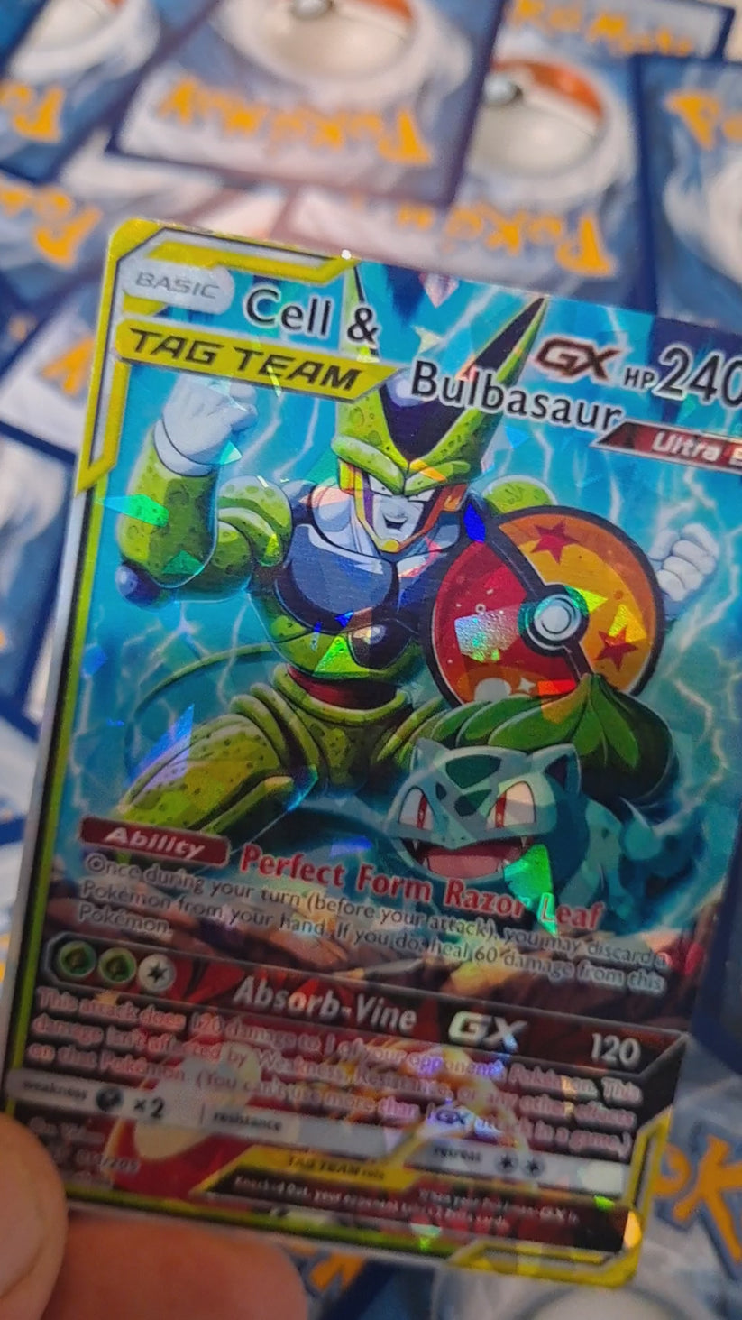 Bulbasaur And Cell Tag Team Pokemon Card – ViciousProxies