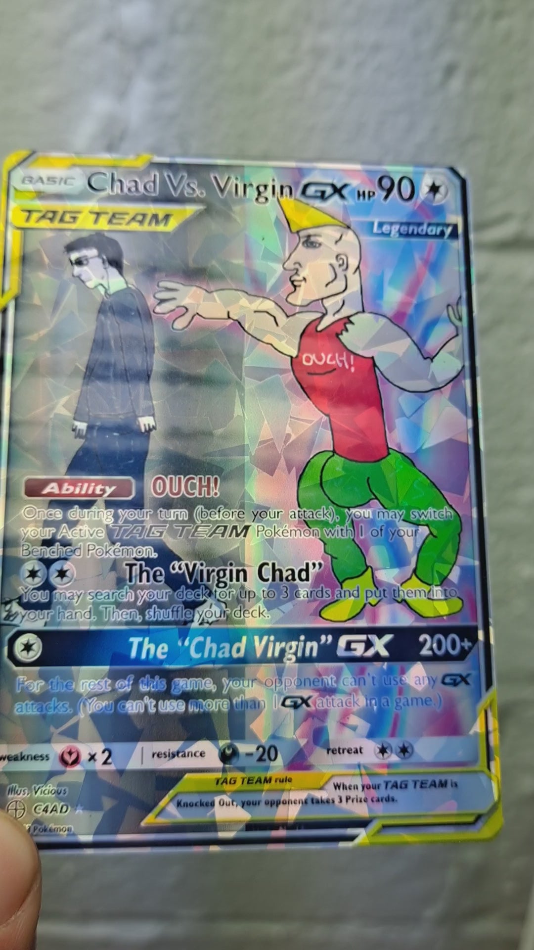 Chad VS Virgin Pokemon Card – ViciousProxies